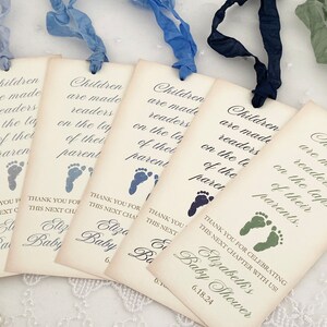 Baby Shower Bookmarks Favors, Gender Neutral Baby Shower Favors, Baby ...
