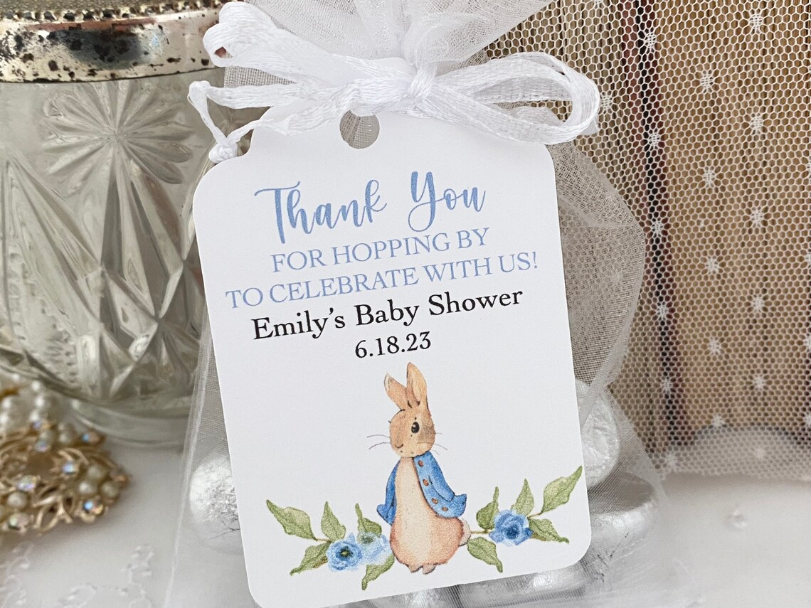 Peter Rabbit Baby Shower Favor Bags Thank You Gift Bags for - Etsy