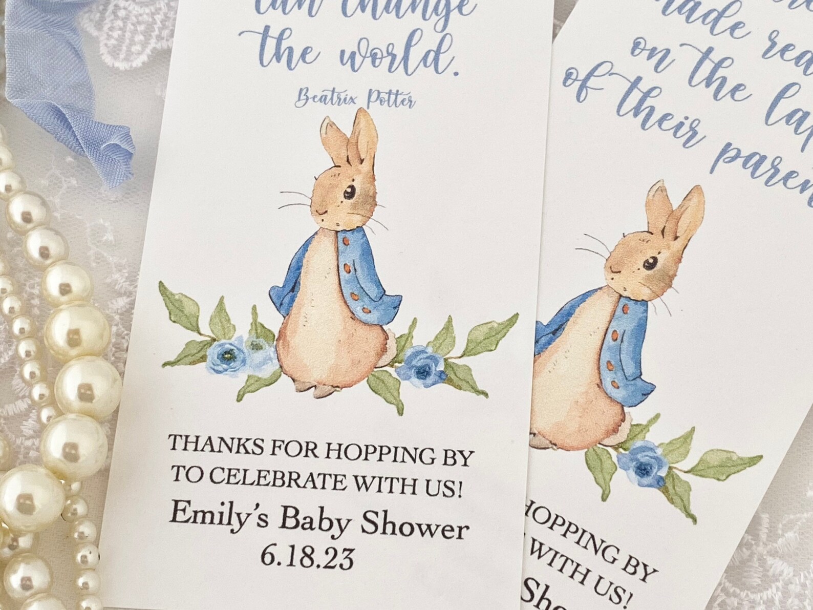 Peter Rabbit Bookmarks Peter Rabbit Baby Shower Favors - Etsy