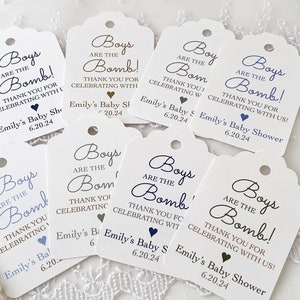Baby Boy Bath Bomb Favor Bags, Boys Are the Bomb Favor Bags, Baby ...