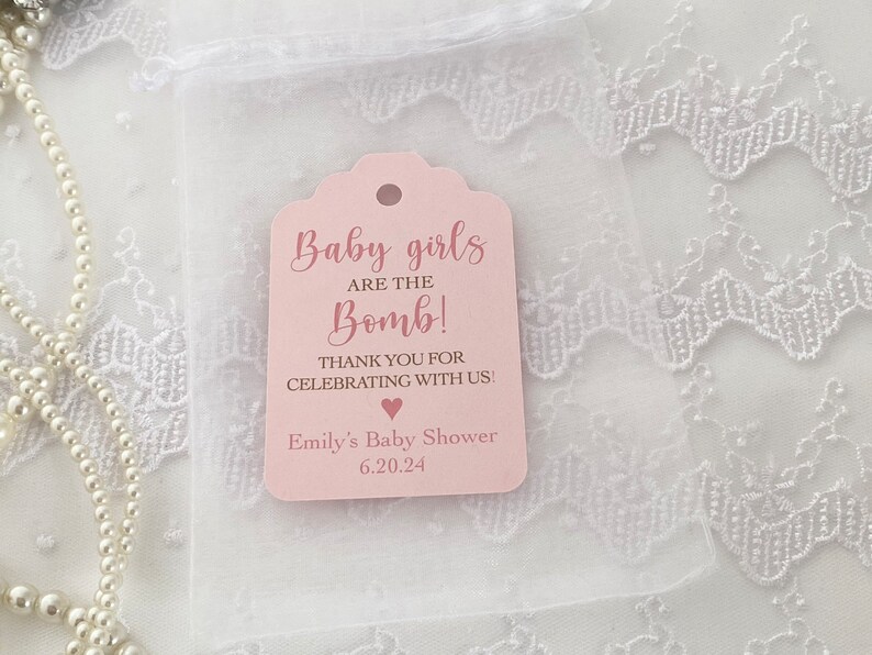 Girls Are the Bomb Favors Girl Bath Bomb Favor Bags Bath - Etsy