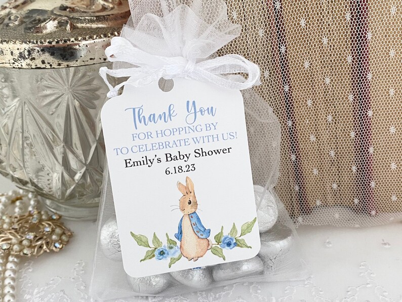 Peter Rabbit Baby Shower Favor Bags Thank You Gift Bags for - Etsy