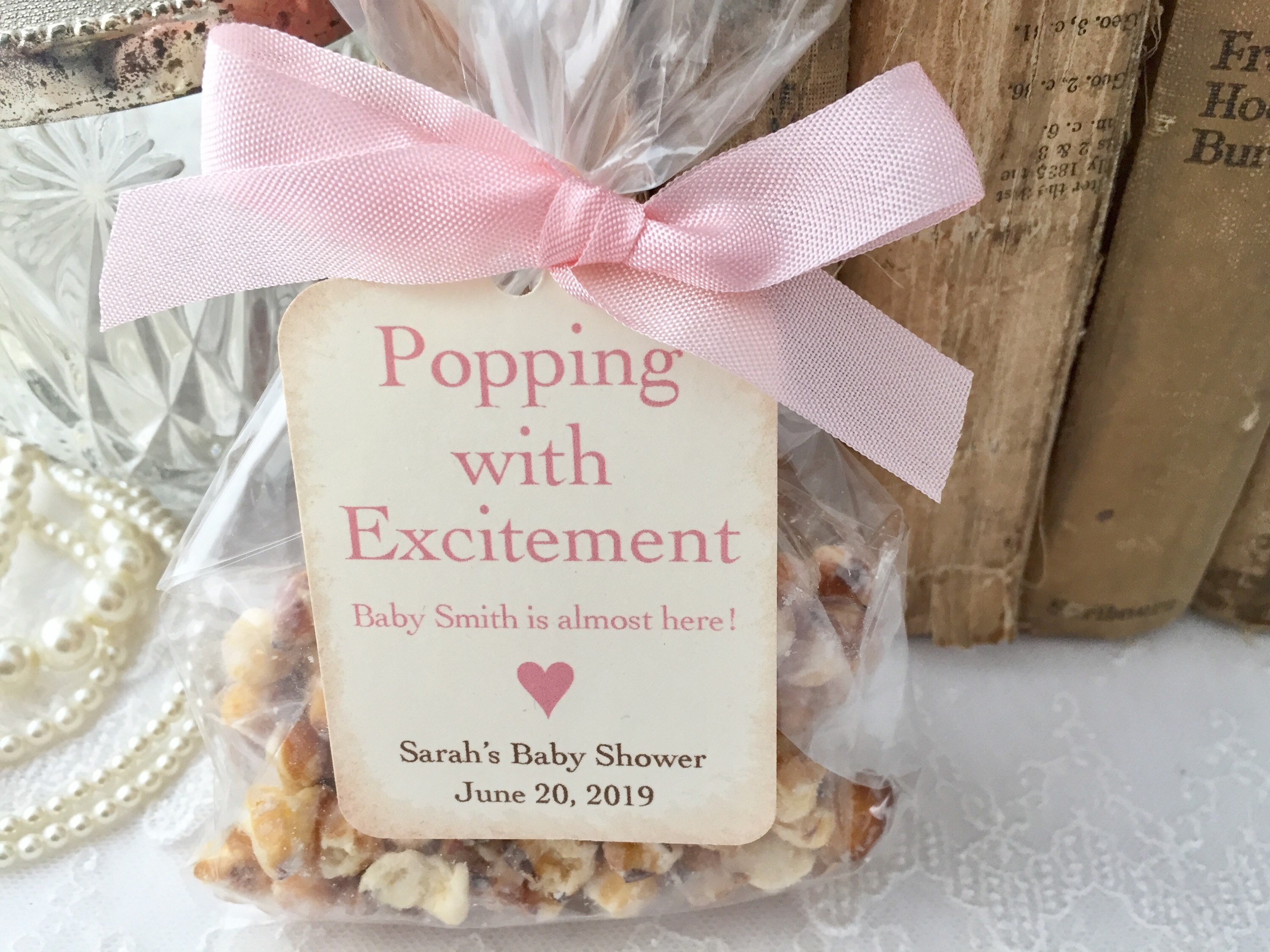 Baby Popcorn Favor Bags Baby Shower Popcorn Favor Bags | Etsy