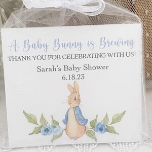 Peter Rabbit Baby Shower Tea Party Favors Boy Bunny Rabbit - Etsy