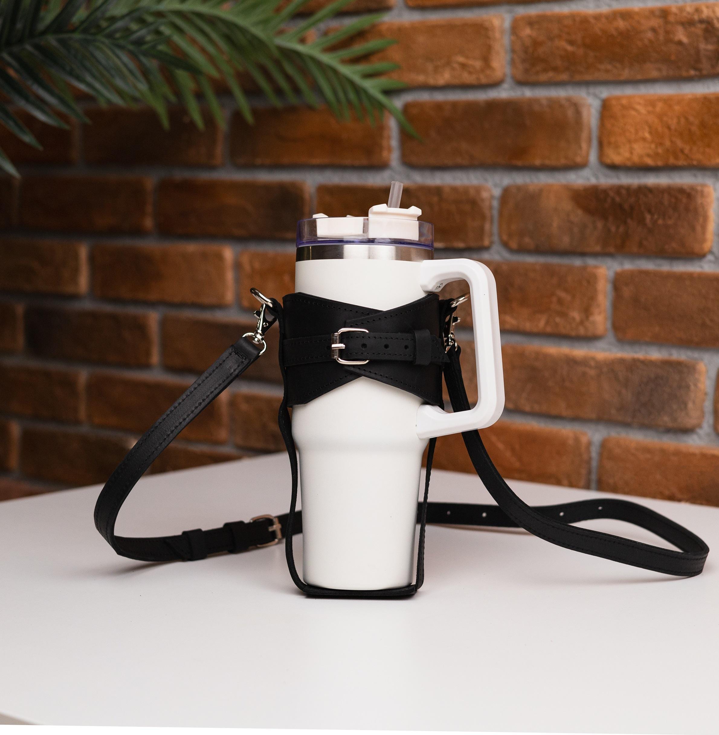 Stanley Cup Holder, Stanley Cup Strap, Leather Water Bottle Holder, 40 ...