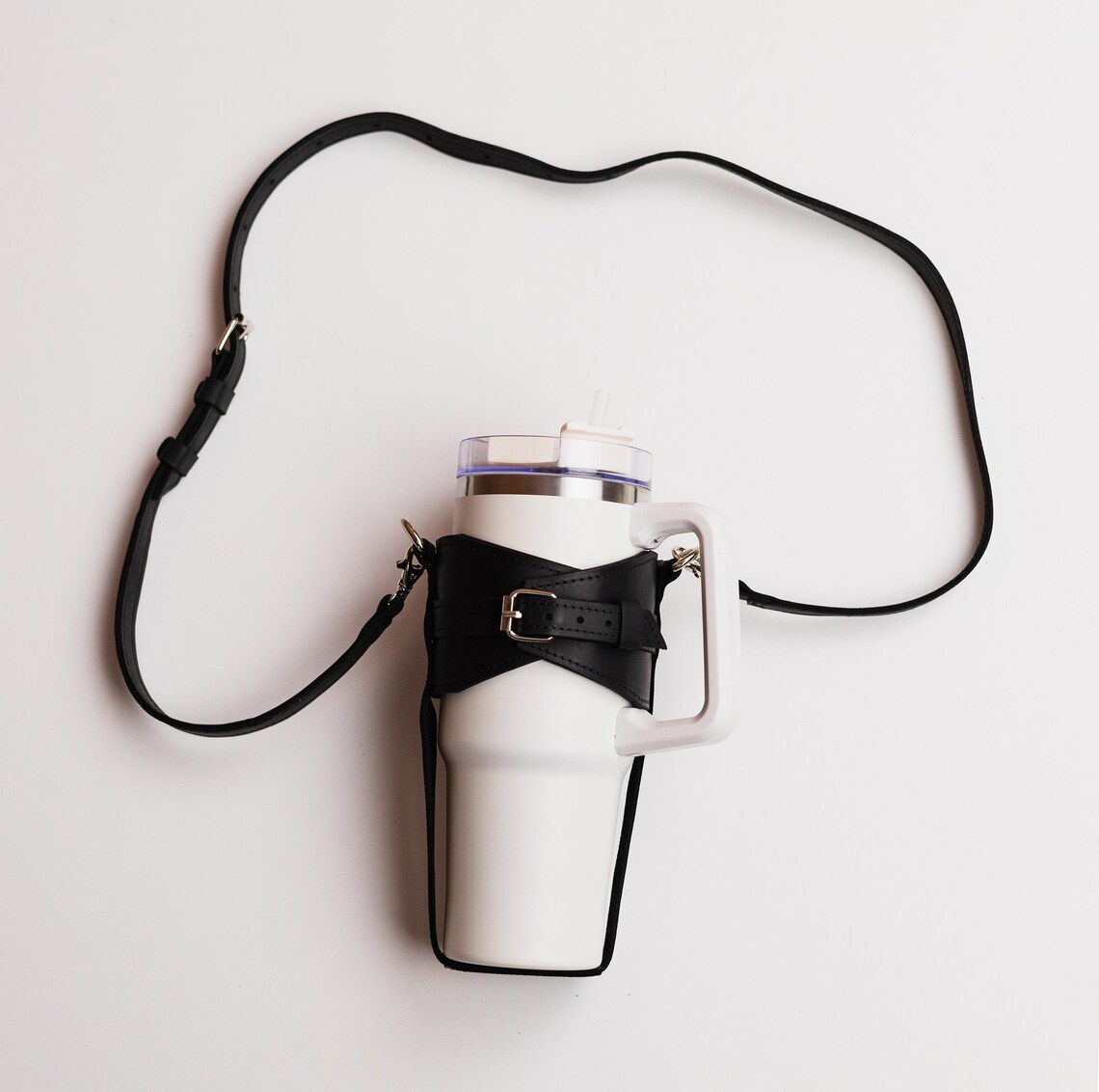 Stanley Cup Holder, Stanley Cup Strap, Leather Water Bottle Holder, 40 ...