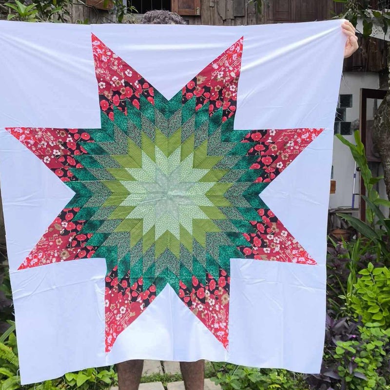 Lone Star Quilt Pattern - Etsy