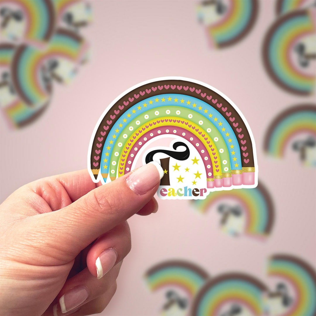 Teacher Sticker Educator Decals Vinyl Sticker Teacher Gift Sticker for ...