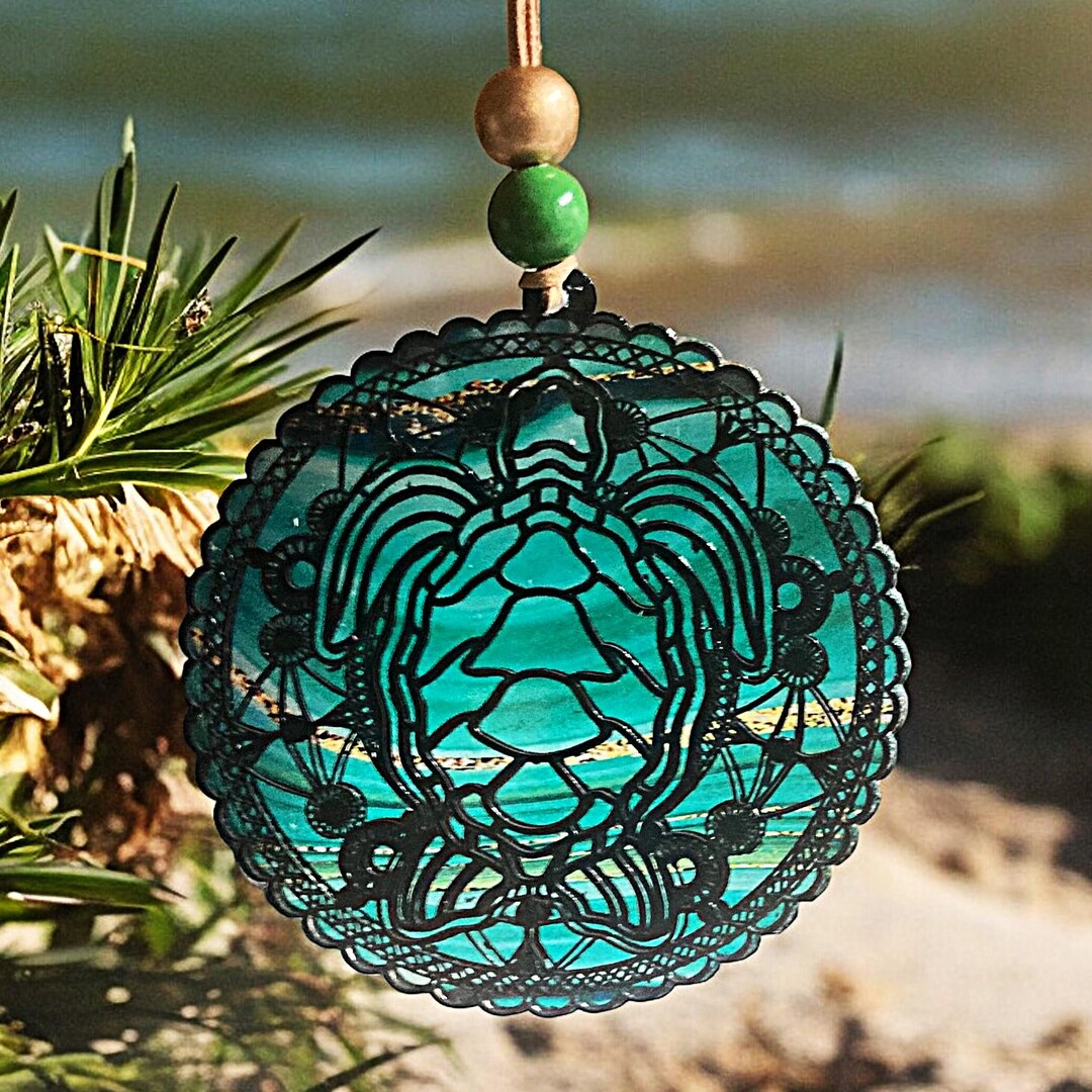 Sea Turtle Suncatcher | Suncatcher | Turtles | Beach Suncatcher | Sea ...