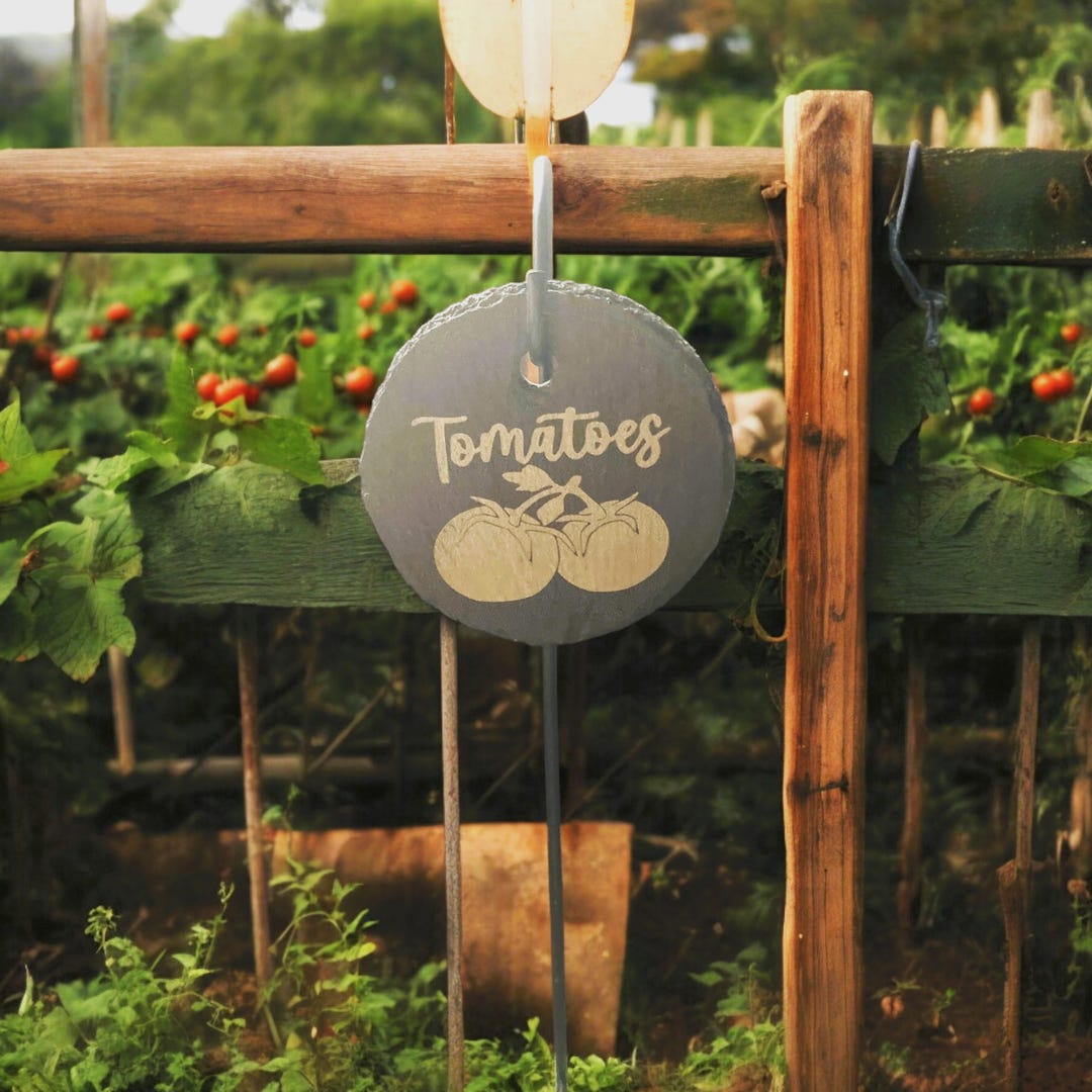 Tomato Garden Marker | Garden Sign | Vegetable Garden Markers | Tomato ...
