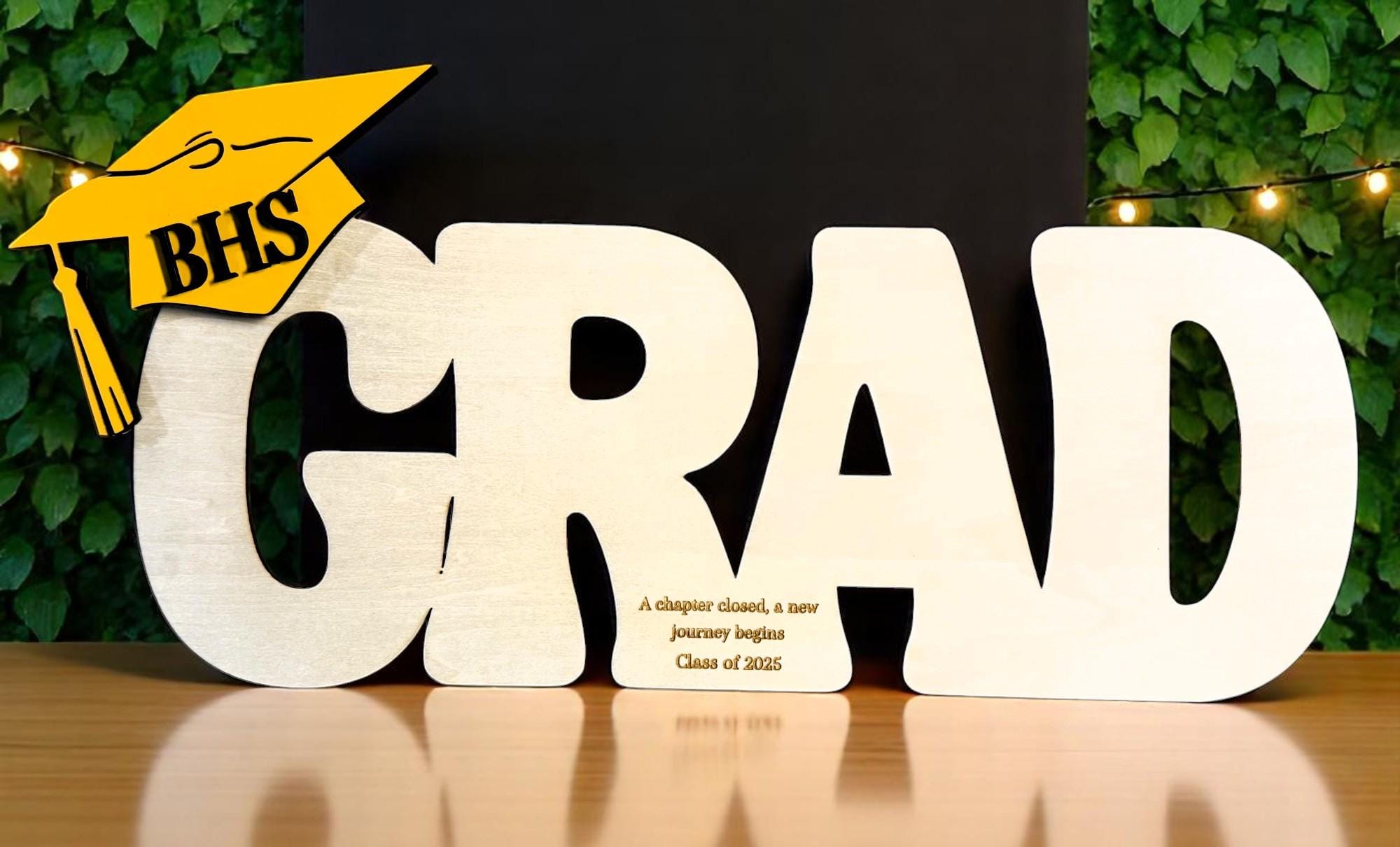 Graduation Guestbook Sign • Grad Party Guest Book Alternative • 3D Cap ...
