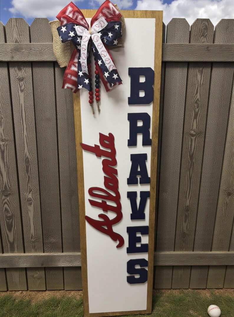 Custom Sports Door Hanger & Porch Leaner | Personalized Team Colors ...