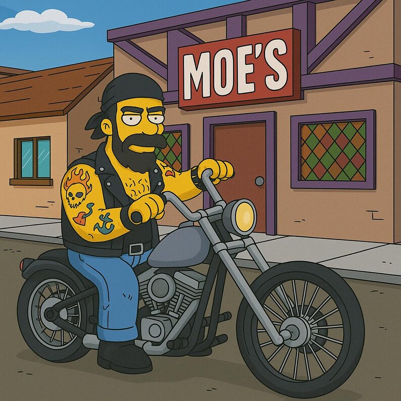 Custom Simpsons Digital Portrait - Etsy