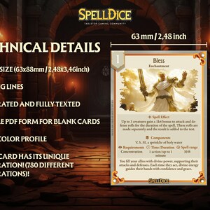 Dnd Printable SPELL CARDS| Uniquely Illustrated Bundle| Dnd SRD 5.1 ...