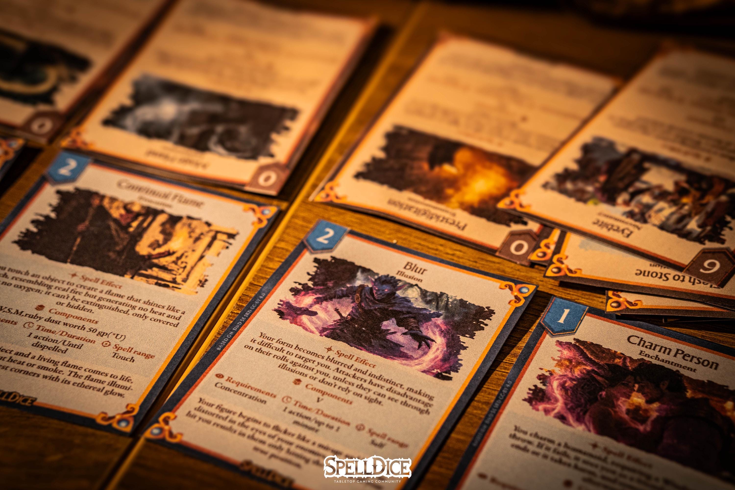 Dnd Printable SPELL CARDS| Uniquely Illustrated Bundle| Dnd SRD 5.1 | Dungeons and Dragons 5e ...