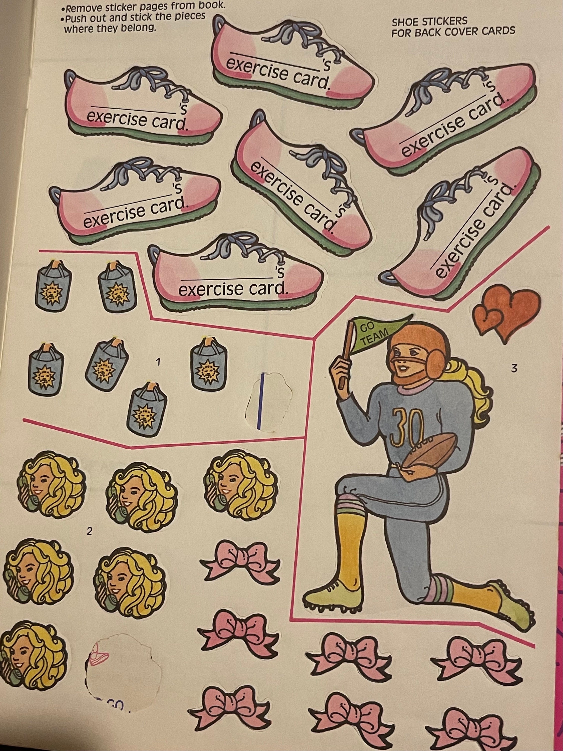 Barbie Summer Party Pack Sticker Book 1985 - Etsy