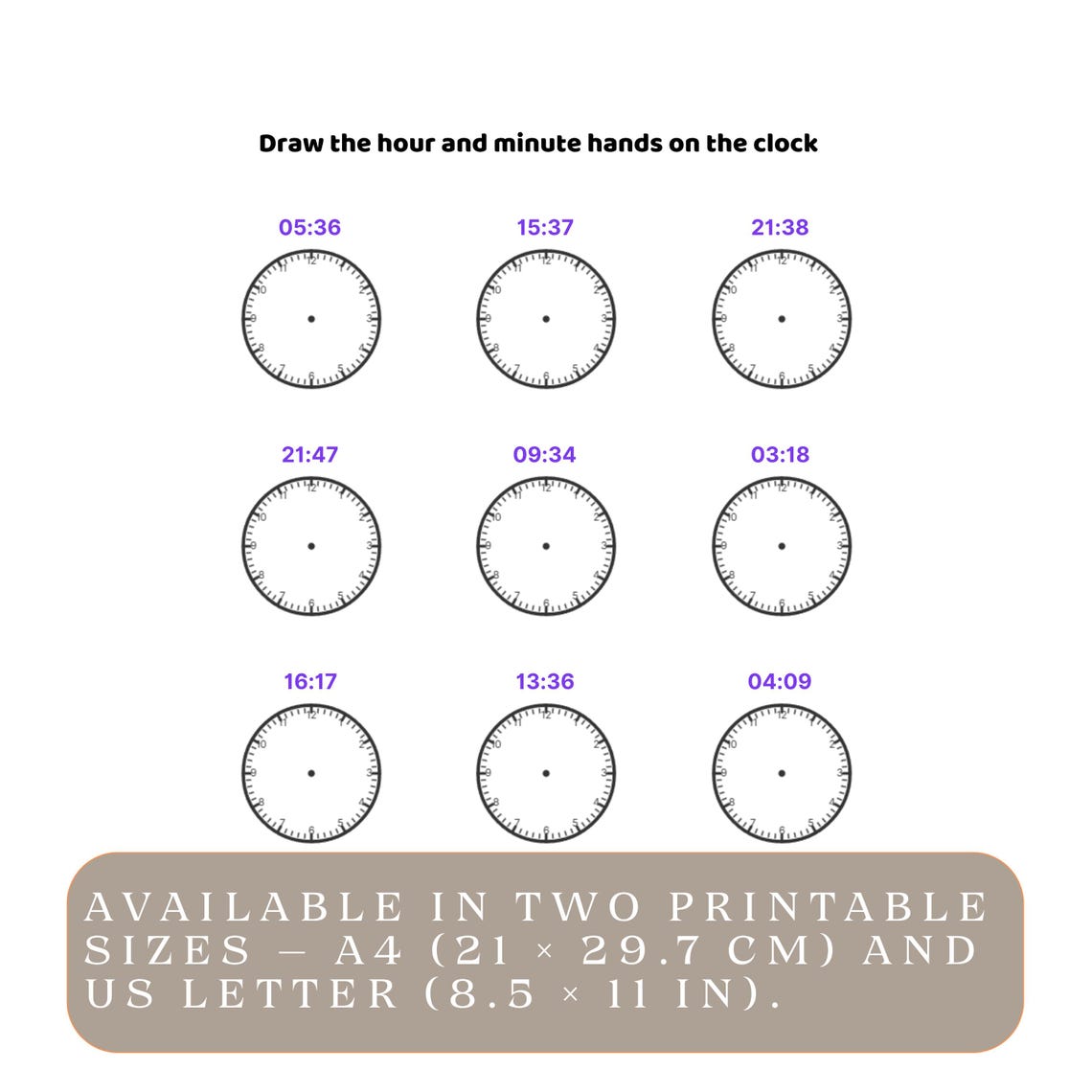 Telling Time Worksheets, Second Grade, Homeschool, Back to School, Tell ...
