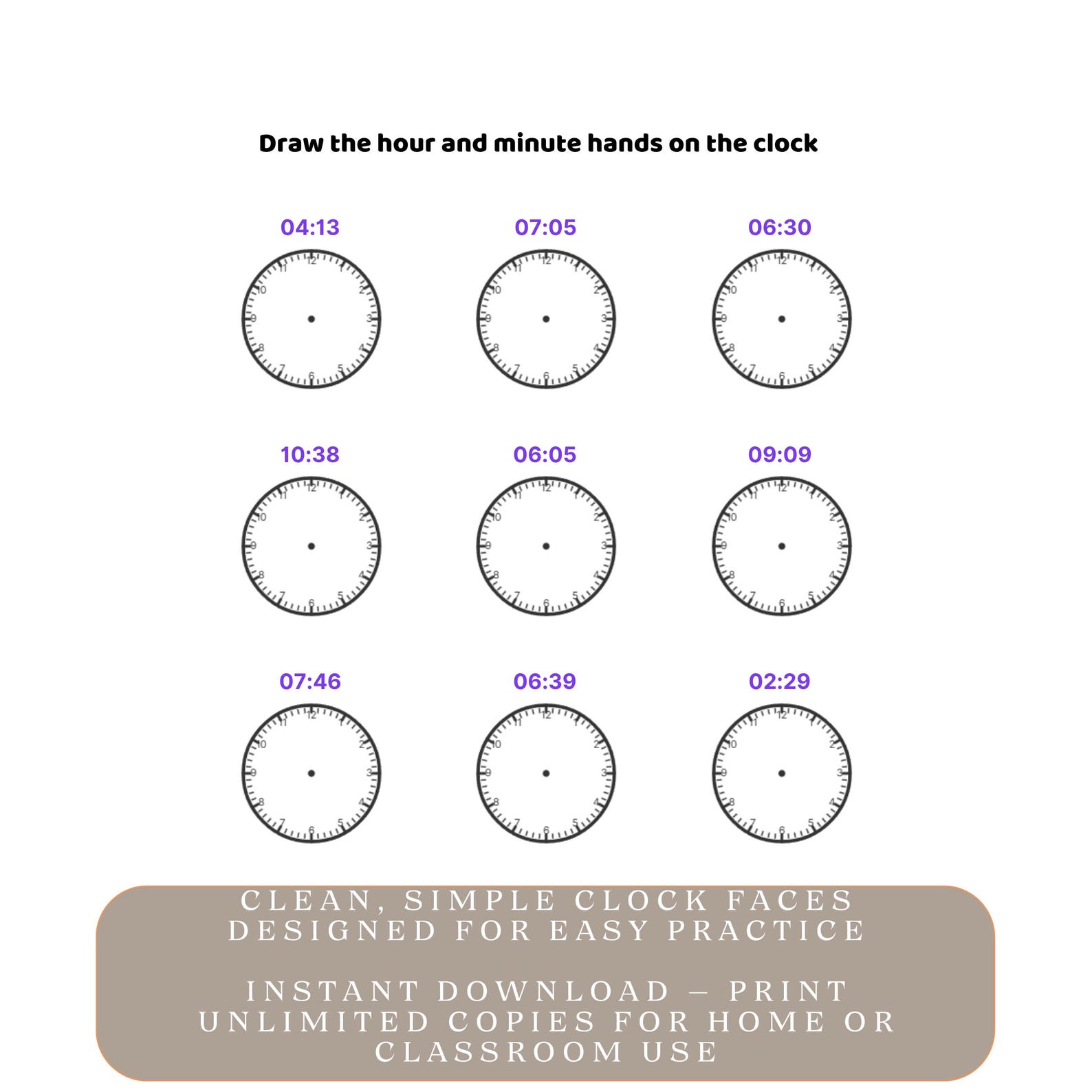 Telling Time Worksheets, Second Grade, Homeschool, Back to School, Tell ...