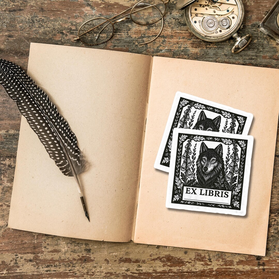 Bookplate, Adhesive Bookplate, From the Library Of, Bookish Gift ...