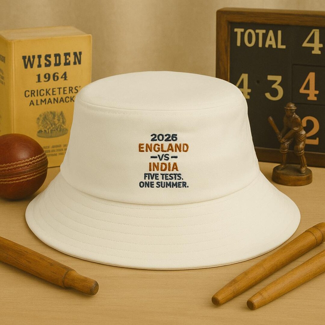 Embroidered Cricket Bucket Hat, Cricket Test Match 2025, England Vs ...
