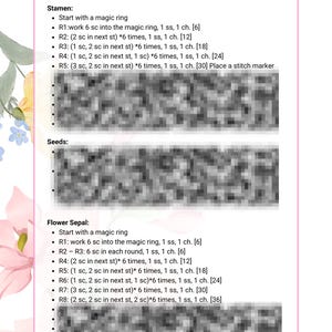 Crochet Jasmine Flower Pattern Video Tutorial & PDF, Crochet Flower ...