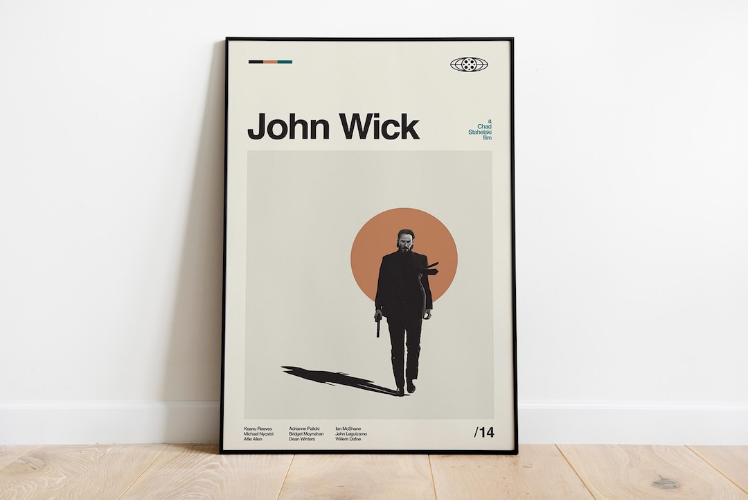 John Wick Poster, John Wick Series Poster, Man Cave Neon Poster,high ...
