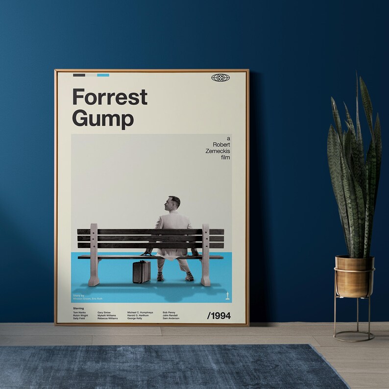 Forrest Gump Poster | Forrest Gump Movie Print | Vintage Poster ...