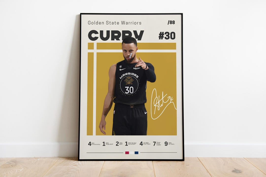 Stephen Curry Poster | Basketball Poster | Stephen Curry Print ...