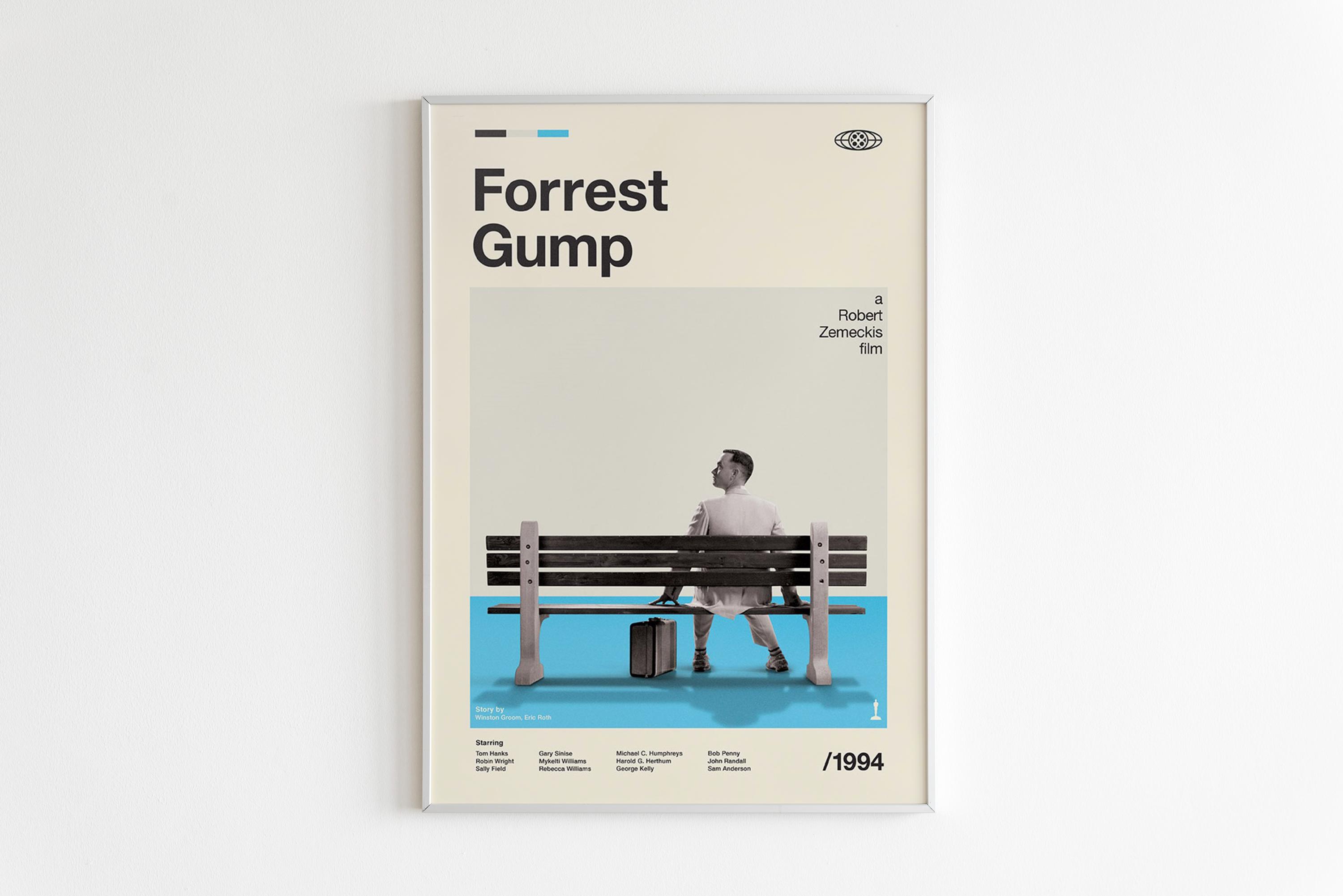 Forrest Gump Poster | Forrest Gump Movie Print | Vintage Poster ...