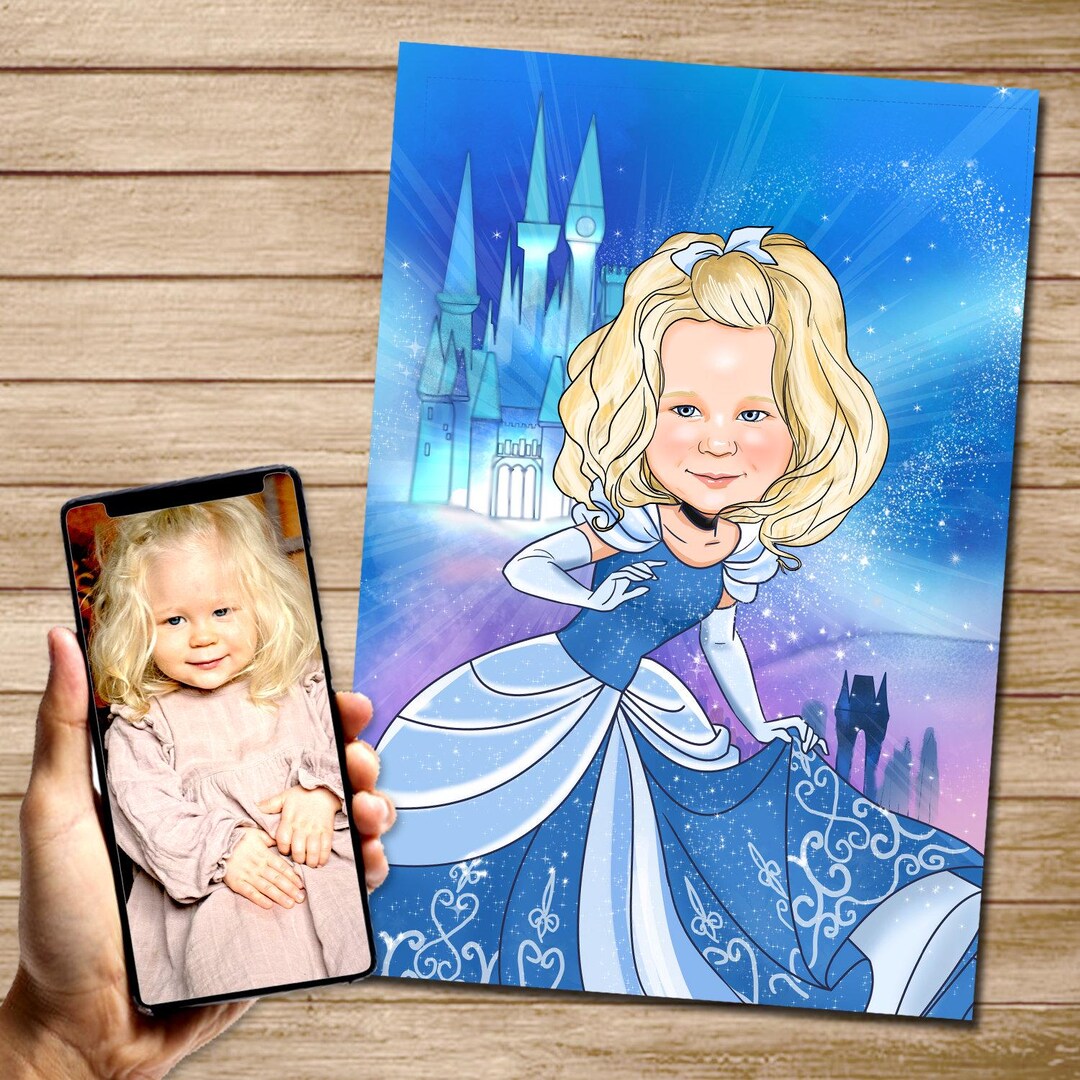 Cinderella - Custom Canvas - Etsy