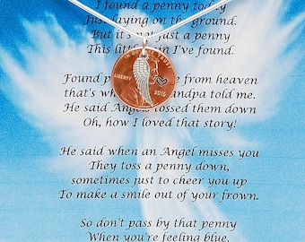 25 Angel Cut Pennies With Angel Cut Out Penny Pennys From Heaven Lucky ...