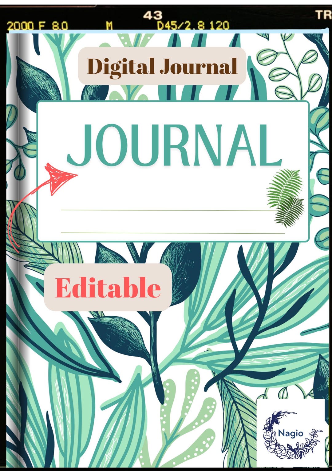 Digital Journal Template - Etsy