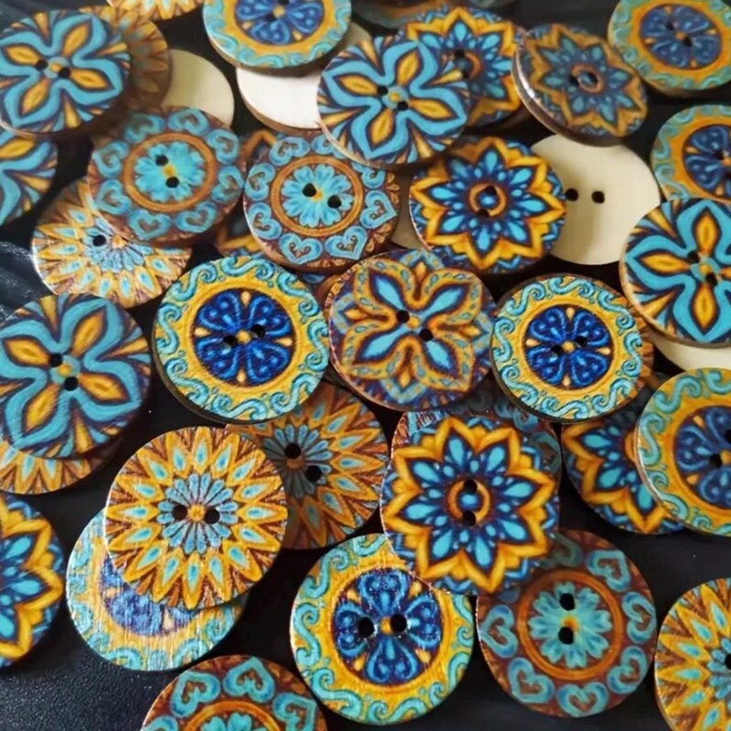 Bohemian Buttons - Etsy