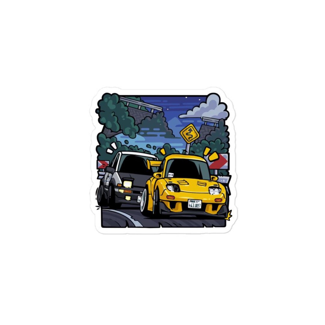 Touge Drift Battle Sticker – JDM Legends Midnight Chase - Etsy