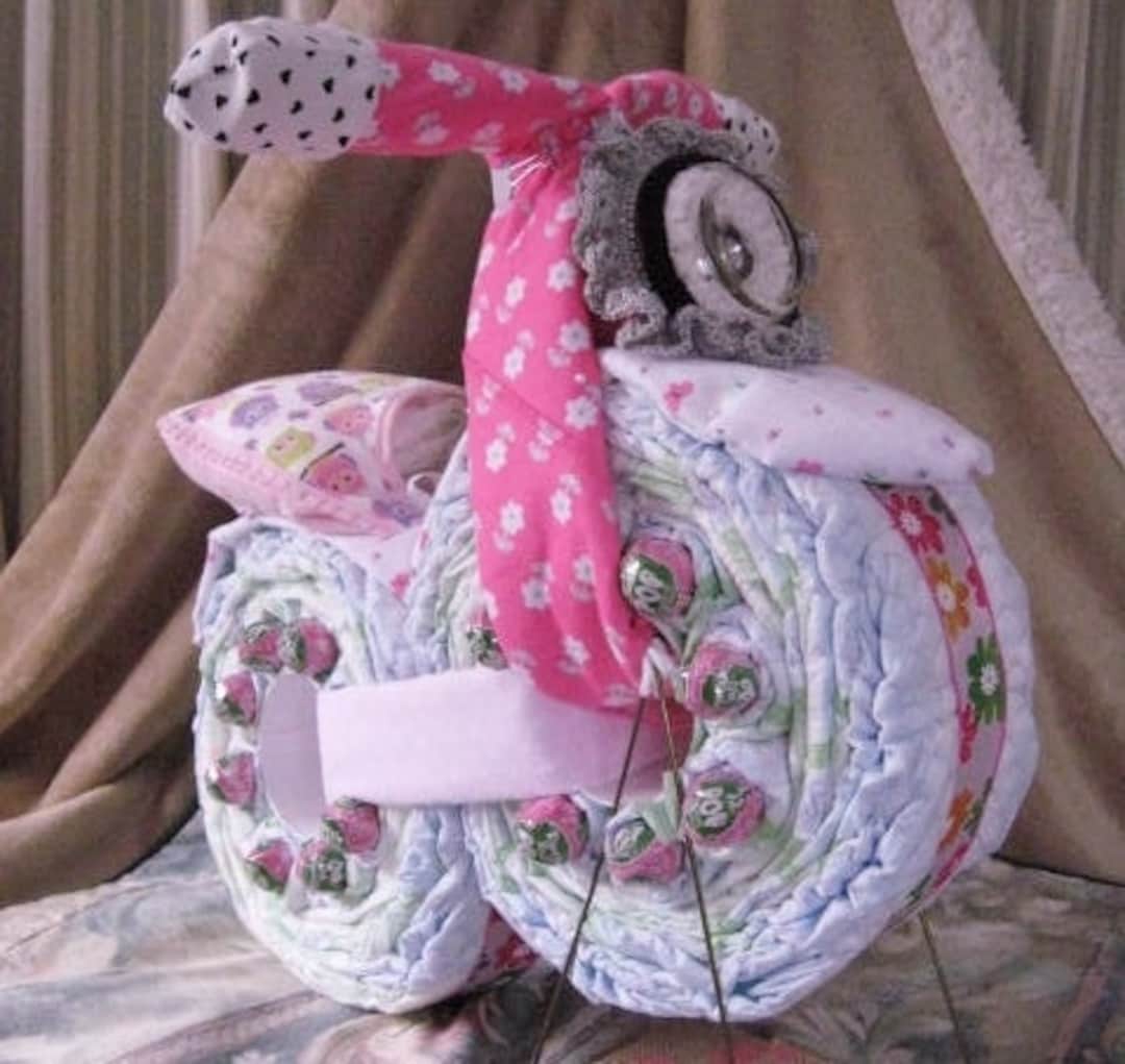 DIAPER BIKE INSTRUCTIONS (bear Performing Wheelie) - Etsy
