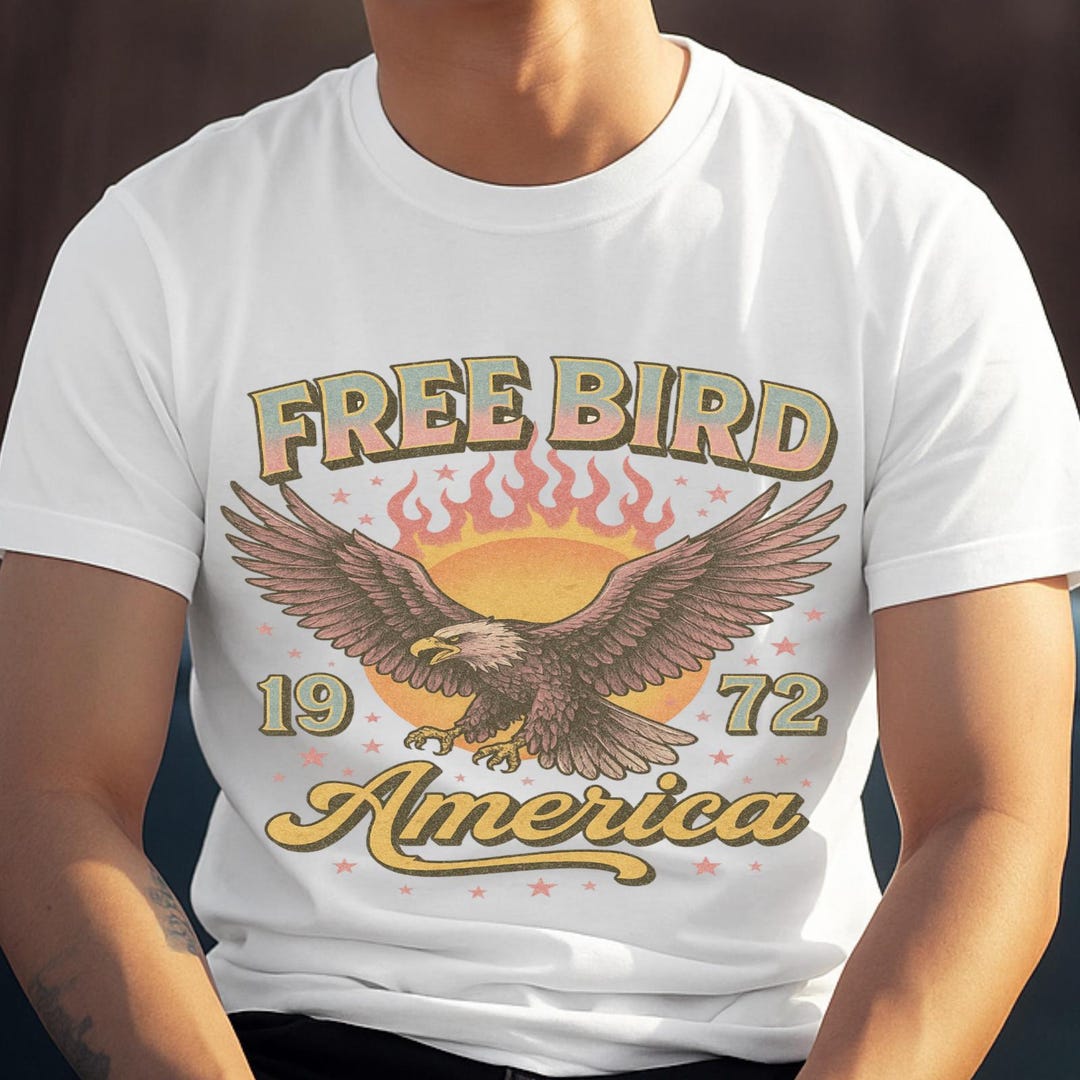 Freebird PNG, Rock and Roll Sublimation, Eagle PNG, Music Sublimation ...