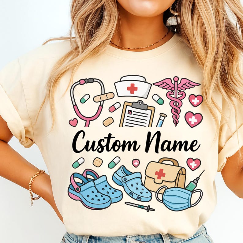 Custom Name Nurse Png,nurse Life Png,nurse Png Design,nurse Hat Png ...