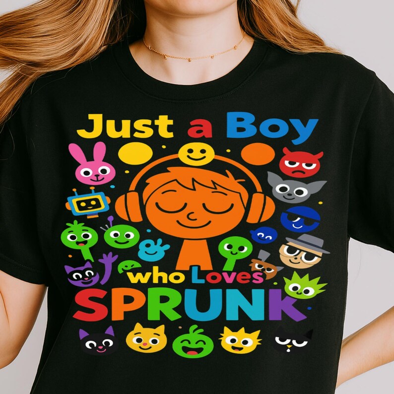 Sprunki Boys Oren Just a Boy Who Loves Sprunki Png Download - Etsy