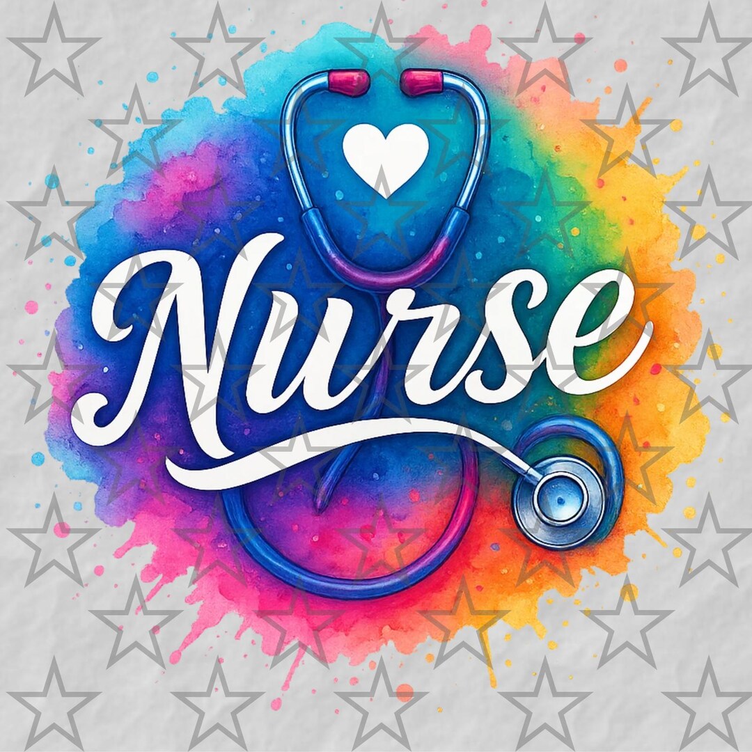 Nurse Watercolor PNG, Nurse Design PNG, Nurse Shirt Design, Nurse PNG ...