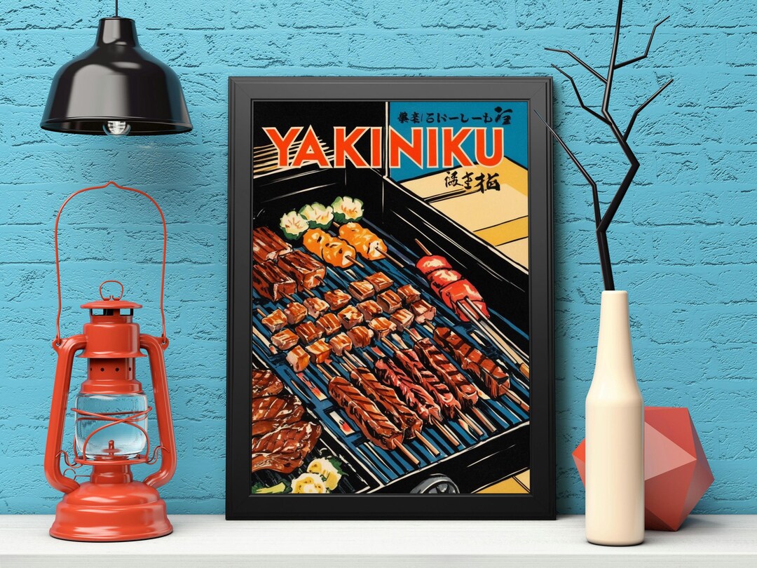 Yakiniku Poster YAKINIKU JAPAN - Etsy