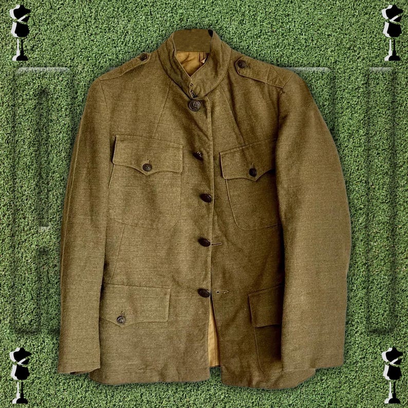 Vintage WW1 US Army Wool Uniform - Khaki Military Dress - Etsy