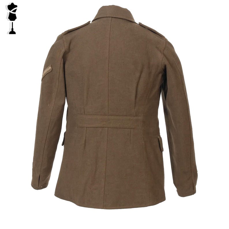 1907 Service Pattern Wool Jacket: British Military Style Khaki Coat - Etsy