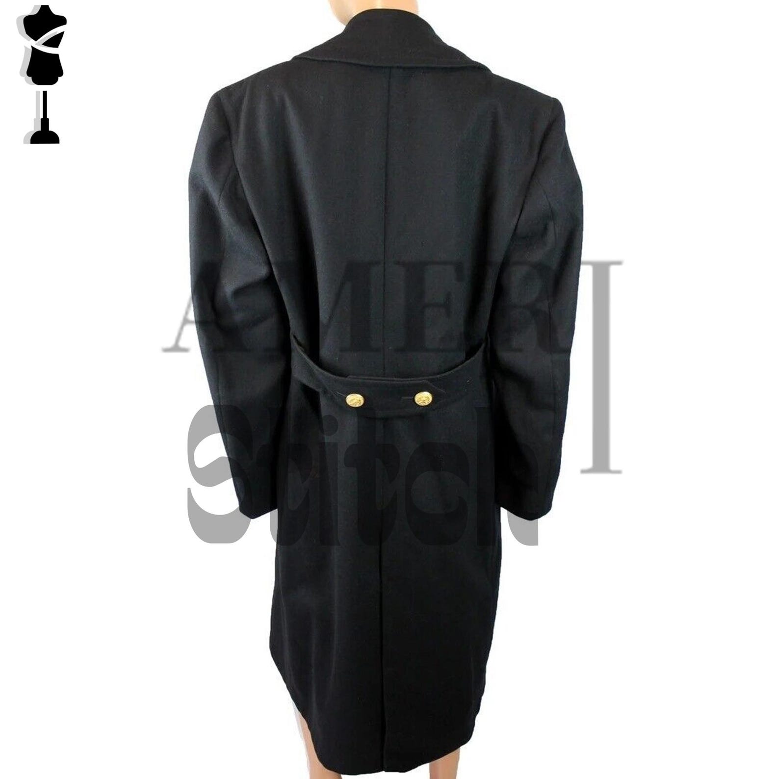 US Navy Wool Overcoat: WW2 Reproduction Military Jacket - Etsy