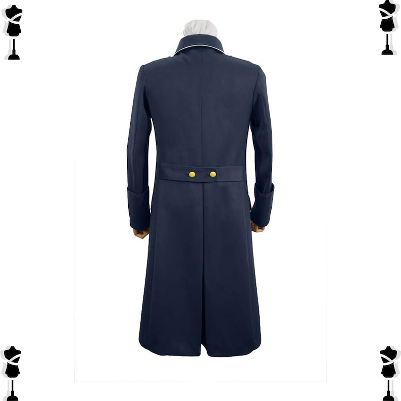 Military Frock Coat, General Greatcoat, US Army Trench Coat, Men Navy ...