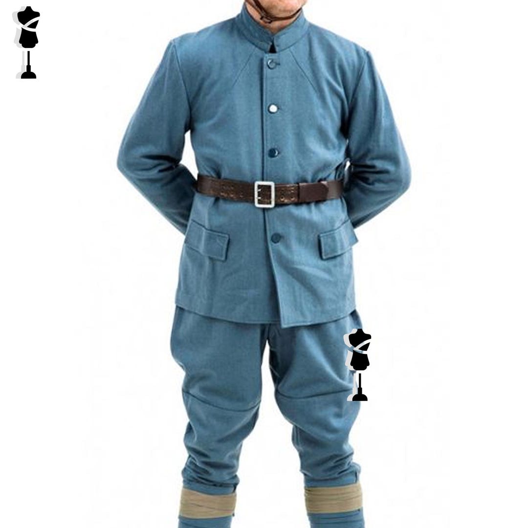 WWI French Uniform, Spoil Infantry Soldier Costume, French Army Jacket ...