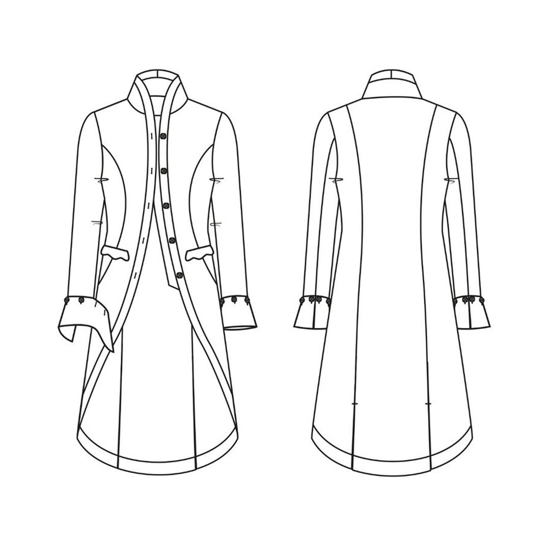 Military Frock Coat Sewing Pattern - Etsy