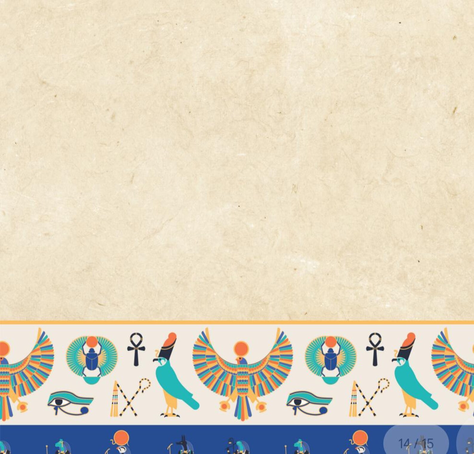Ancient Egyptian Digital Notebook – Hieroglyph-inspired Cover and ...