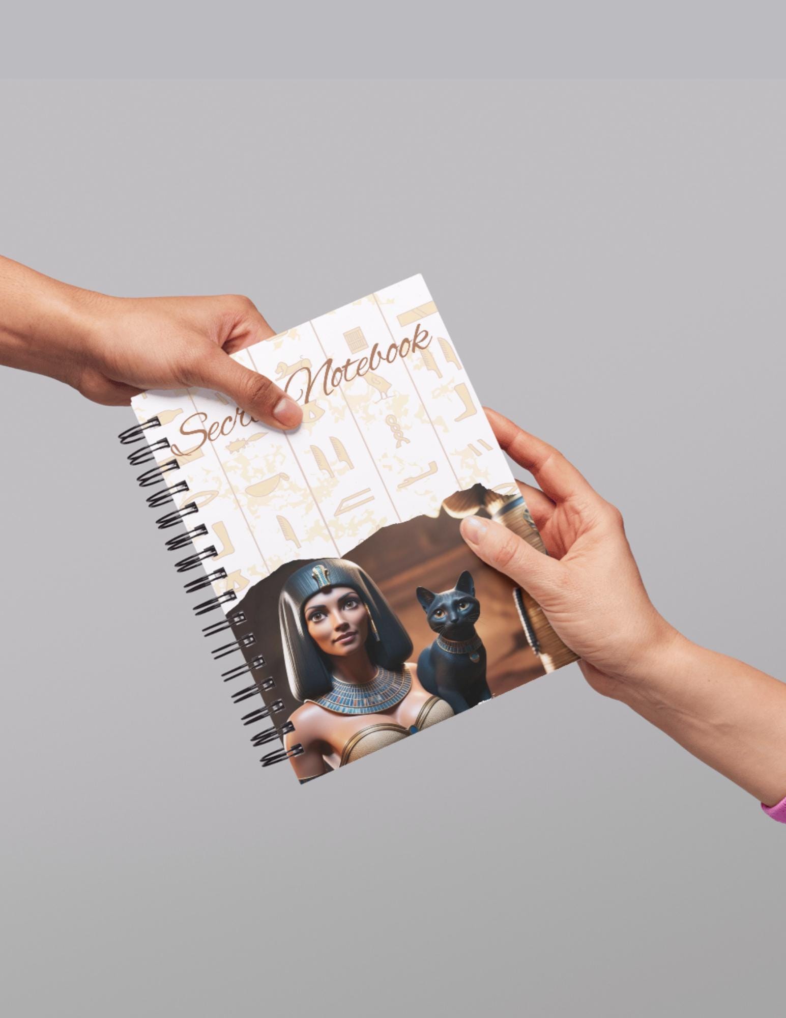 Ancient Egyptian Digital Notebook – Hieroglyph-inspired Cover and ...