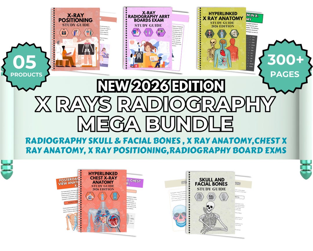 The Complete 2026 X-ray Anatomy Study Bundle, Radiography Study Bundle ...
