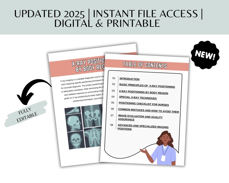 X-ray Positioning Study Guide for Radiologic Technology Students ...